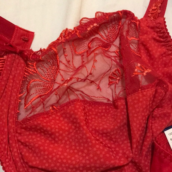 Prima Donna | Intimates & Sleepwear | Prima Donna Red Floral Lace Bra ...
